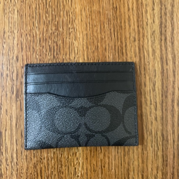 Coach | Accessories | Coach Slim Id Card Case In Signature Canvas ...